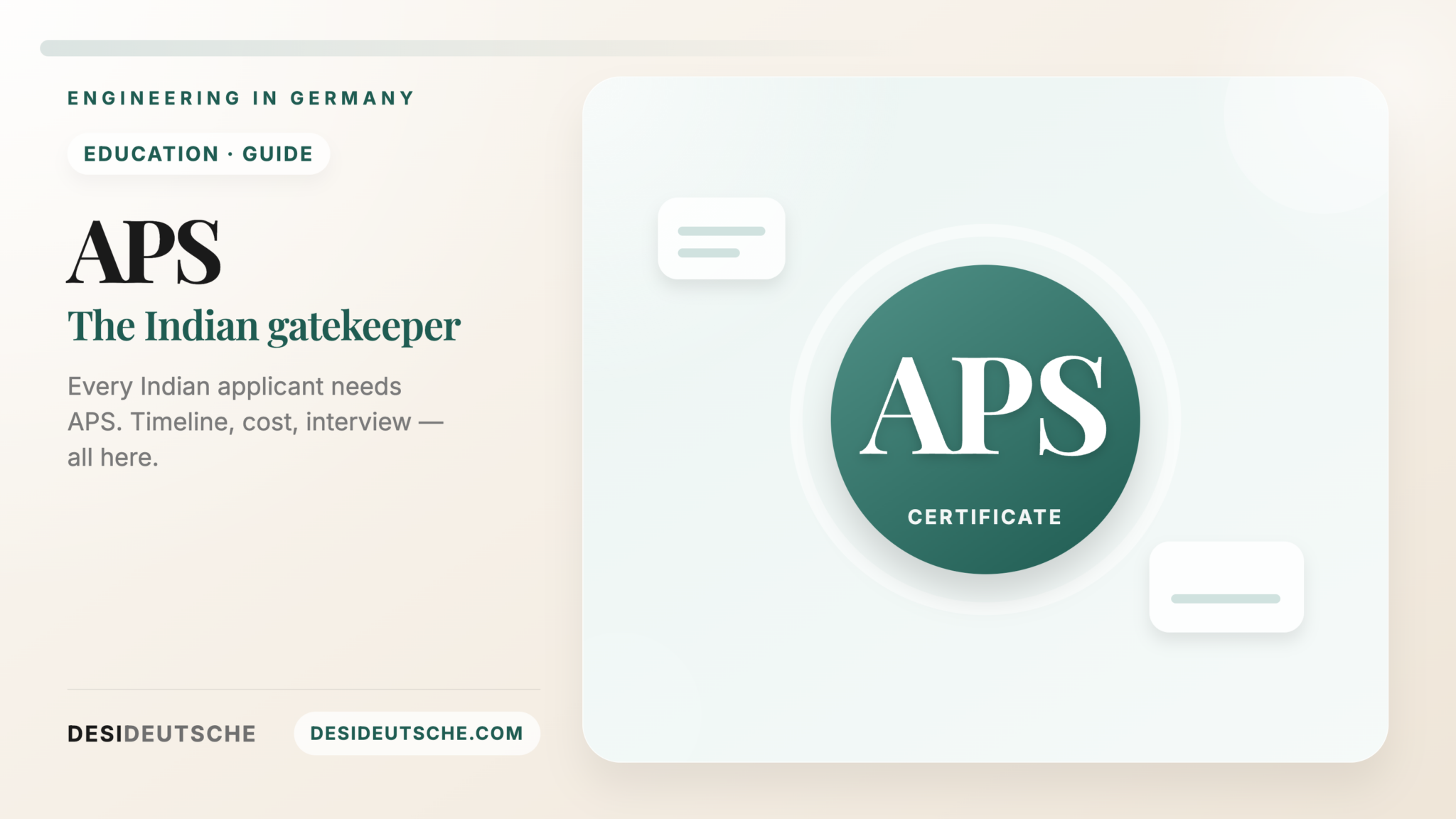 APS Certificate India 2026: Timeline, Cost, Interview & How to Apply